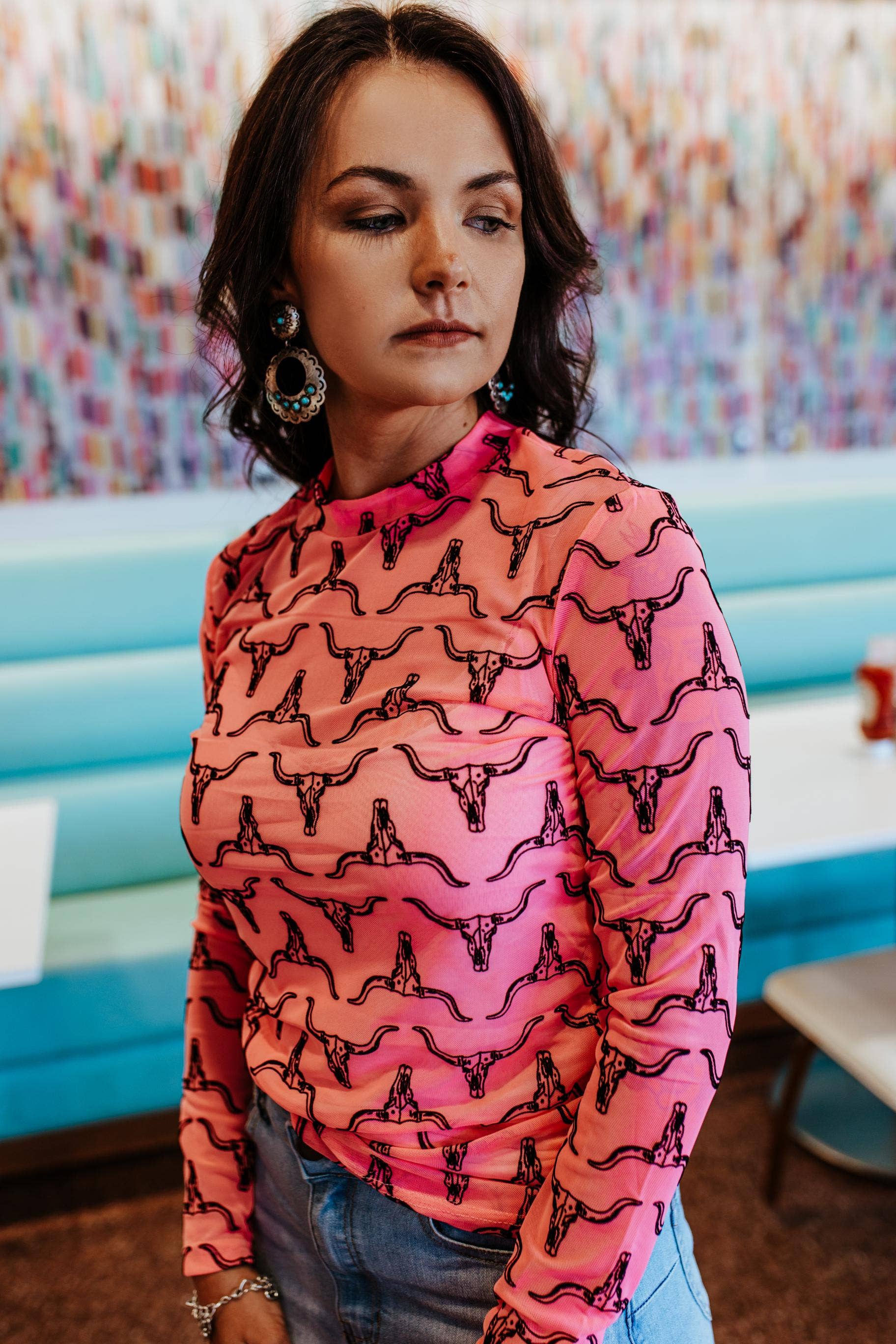 Ropers Baby Pink Mesh Long Sleeve – Byrdie Mae's